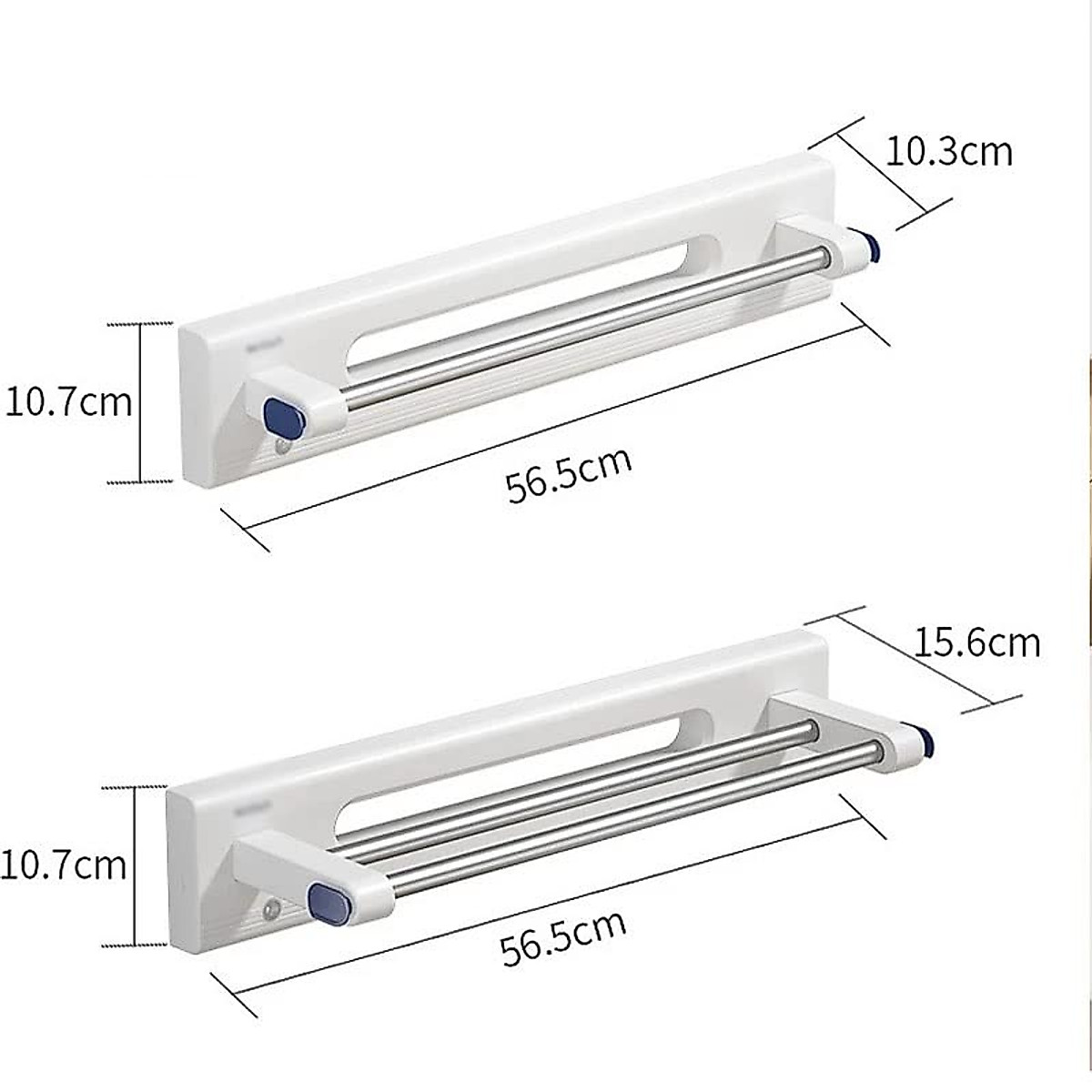 YLYAJY LED Induction Light Towel Holder Without Drilling 1/2 Rod Towels Bathroom Shelf Bathroom Accessories (Color : E, Size : As Shown)