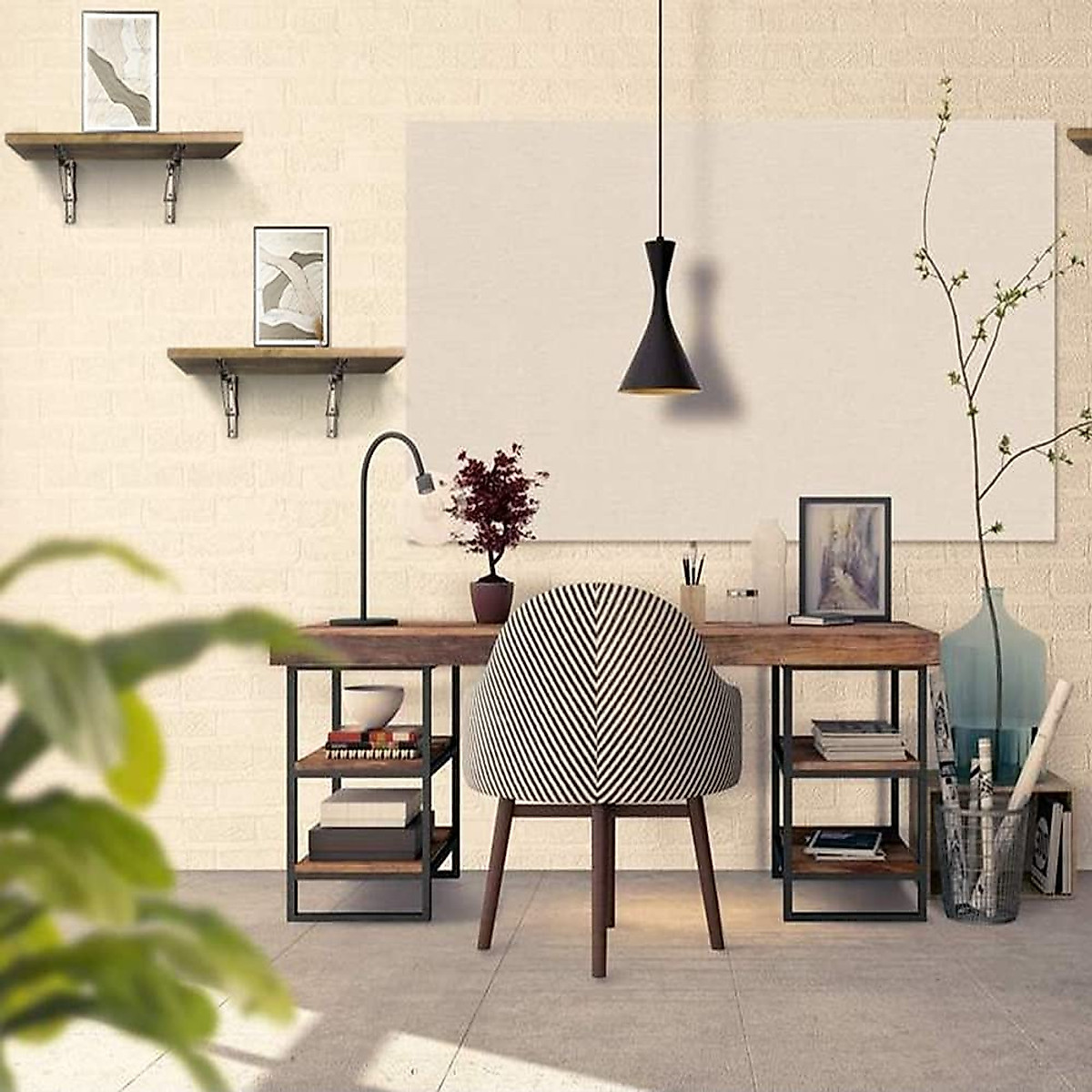 MySit 16" Folding Shelf Brackets 4 PCS, Max Load 550lb Heavy Duty Stainless Steel DIY Collapsible Wall Mounted L Shelf Bracket Space Saving for Table Work Bench