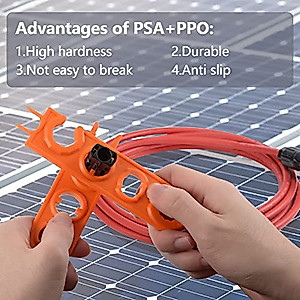 ELFCULB 2Pair Solar Spanner Wrench for Solar Connectors, Tool Kit Assembly Disconnect Removel Spanner for Solar Panel Connector PV Extension Cable Wire Kit