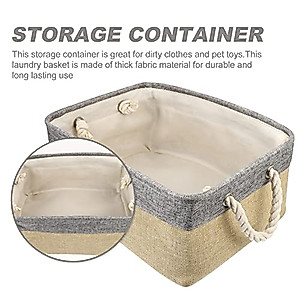 Kids Bins Laundry Nursery with Handles Assorted Office Fabric Shelf Foldable Bin Convenient Gardening Baby Clo Sundries Color Home Storage Hamper Basket Container Baskets