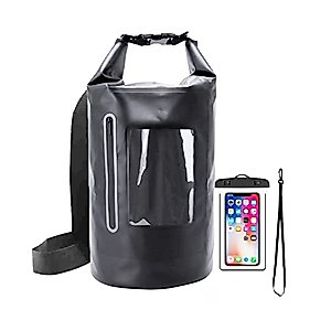 Faraday Bags Waterproof Shield Bag 15L, Faraday Cage With Phone Pouch, RFID Signal Blocking Dry Bag, EMP Protector, Faraday Bag for Electronics From Water, Spying, Hacking