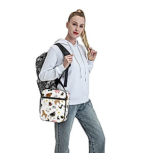 Lizinna Rportable Lunch Bag For Women/Men Insulated,Farm Animals 2,Insulatedreusable Lunch Box For Office Work School Picnic Beach,Leakproof Cooler Tote Bag