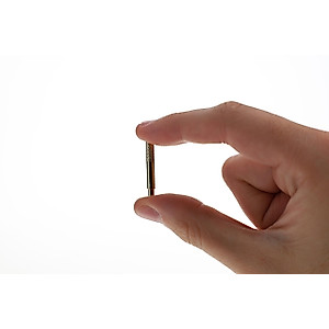 WE Games Cribbage Board Pegs Metal, Set of 9 Machined Cribbage Pegs Unique, 3 Colors (Brass, Silver & Black) Felt Pouch for Travel, Bulk Cribbage Pegs, Classic Board Games for Adults