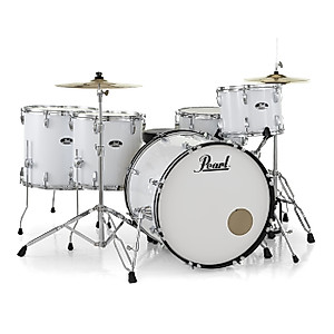 Pearl Roadshow RS525WFC/C 5-piece Complete Drum Set with Cymbals - Pure White