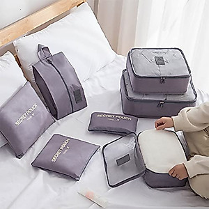 TOUMENY 7-Piece Organizer Set For Moving, Dormitory, Travel, Camping, Christmas Decoration, Packing Supplies, Organizer'S Tote Bag