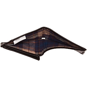 Columbia Men's Leather Traveler Wallet, Black, One Size