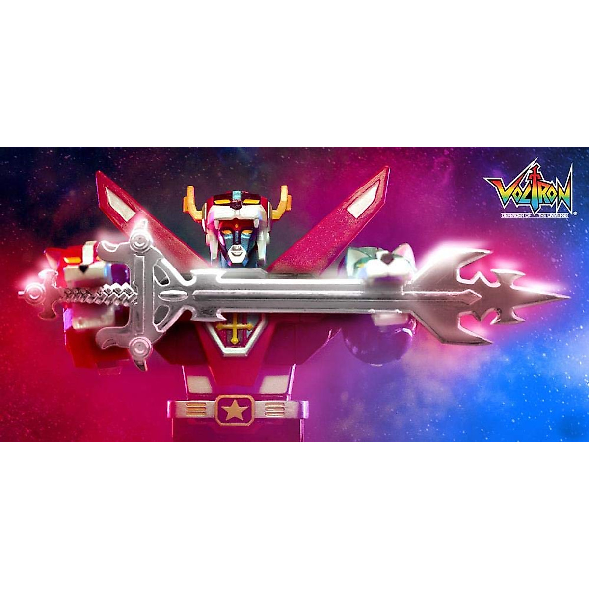 SUPER7 Voltron Defender of The Universe Super7 Ultimates Toy Deco Metallic Paint 7-Inch Collector's Action Figure VOLTW01-DOU-01