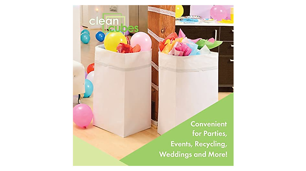 Clean Cubes 30 Gallon Trash Cans - Eco-Friendly Disposal