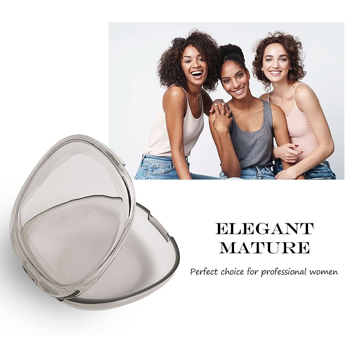 Retainer Case, Orthodontic Retainer Case, Oral care box, Beautiful And Durable, Compact And Easy To Carry (Gray)