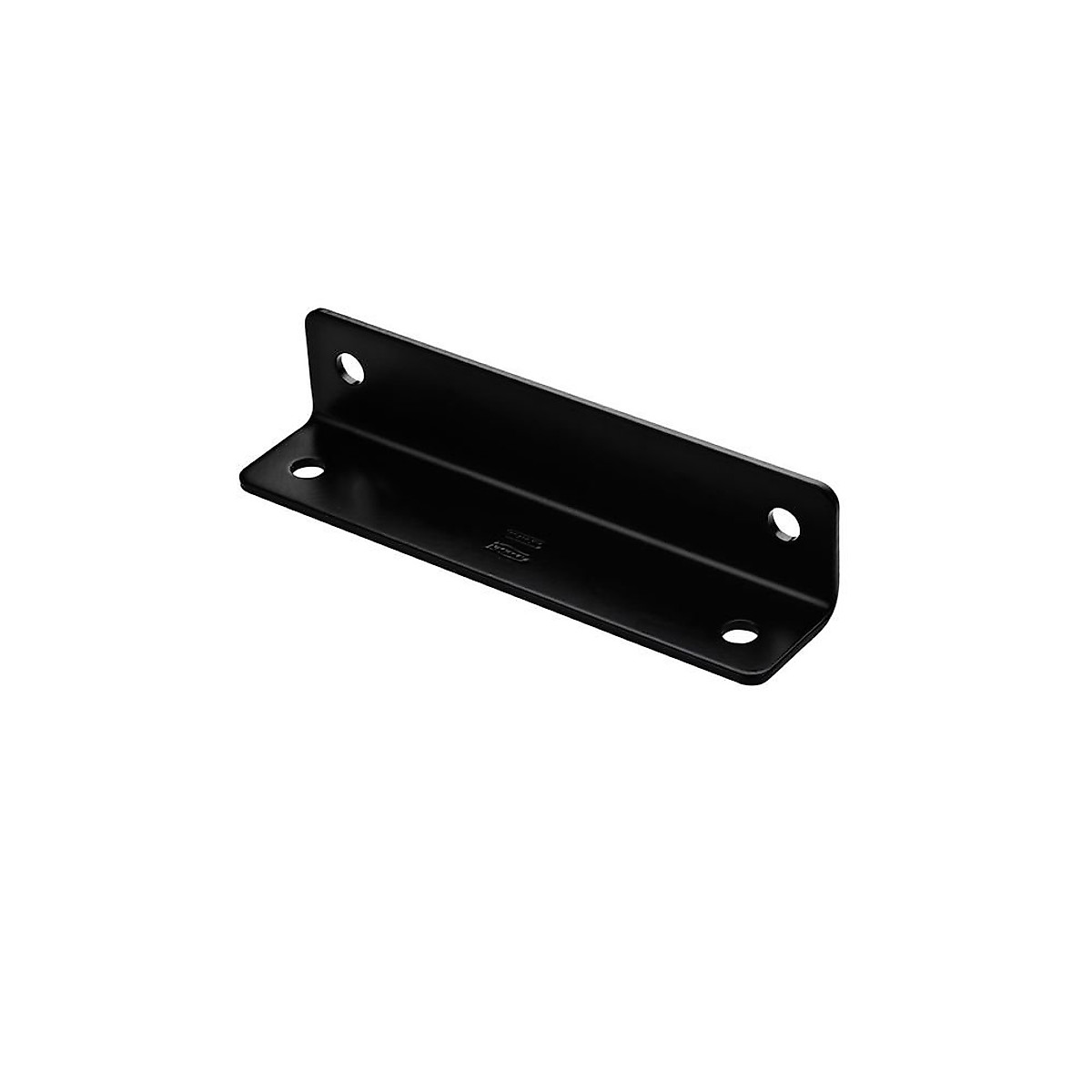 National Hardware N351-486 1212BC Corner Brace in Black finish,1.6x7x1/8