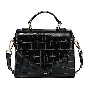 CATMICOO Croc Mini Purses for Women Trendy Small Handbags