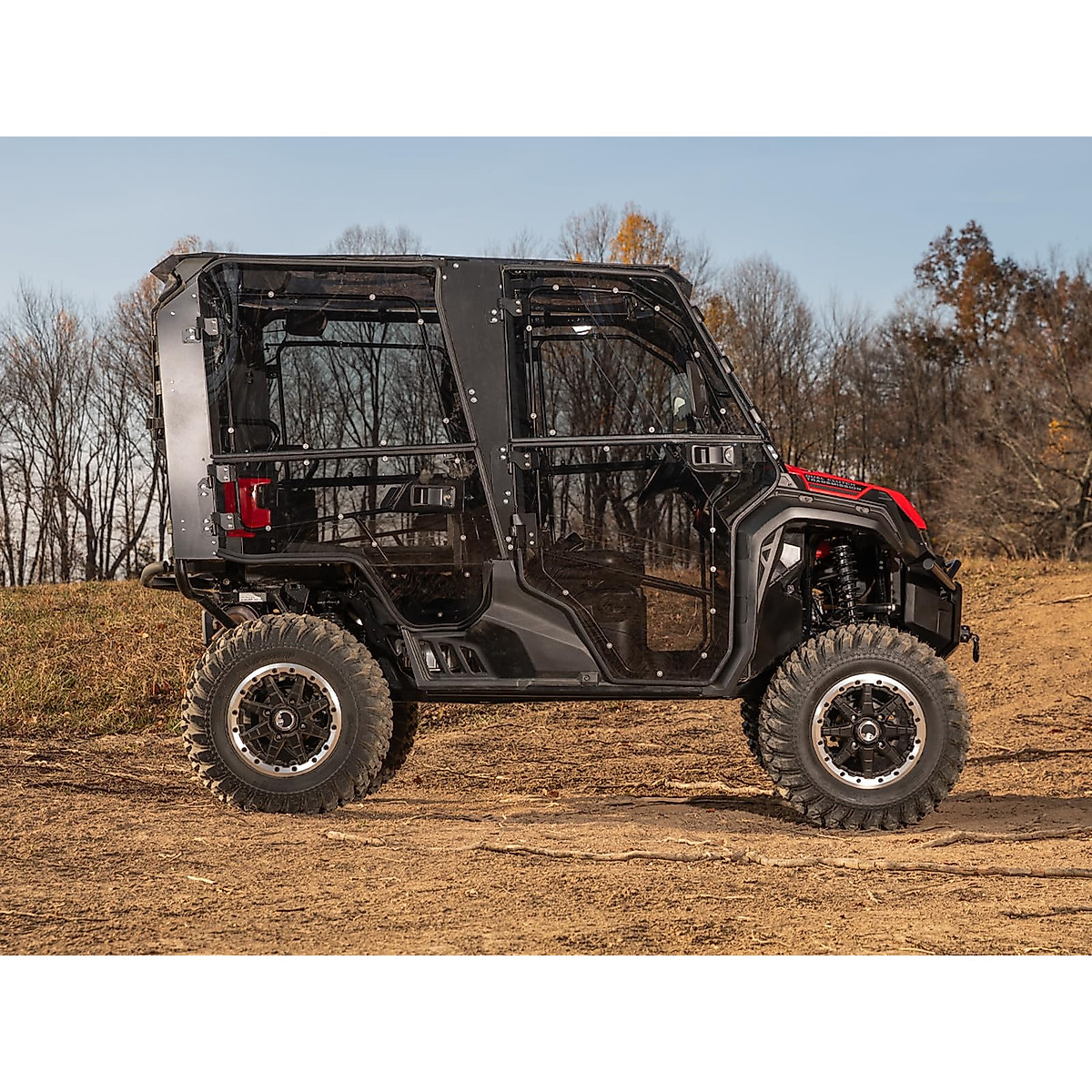 SuperATV 3" Lift Kit Compatible with 2016+ Honda Pioneer 1000/1000-5 / Deluxe | Run up to 28" Tires | Maintains Steering Radius and Suspension Travel | Cover More Ground!