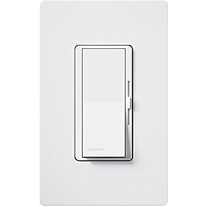 Lutron DV-10P-WH PRESET DIMMER, White