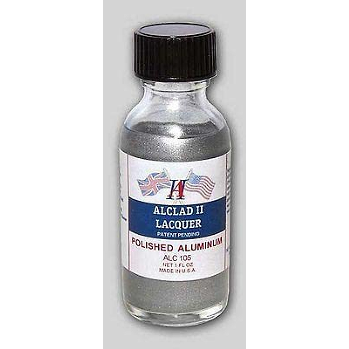 Alclad II Lacquers Paint Highly Polished Aluminum 1 oz - High Shine #105