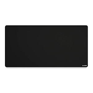 Glorious Mouse Mat/Pad - Large, Wide (XXL Extended) Black Cloth Mousepad, Stitched Edges | 18inx36in (G-XXL)