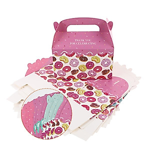 ULTECHNOVO Cupcakes Boxes 24 Pcs Portable Box Favor Single Cupcake Carriers Cupcake Containers Birthday Cake Container European Standard 210g Cardboard Candy Empty Box Cupcake Boxes