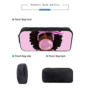 Children's Backpack-African Girl 3D Printed School Bag Set Childrens Backpacks With Shoulder Bag Pencil Bag Set 3pcs Set