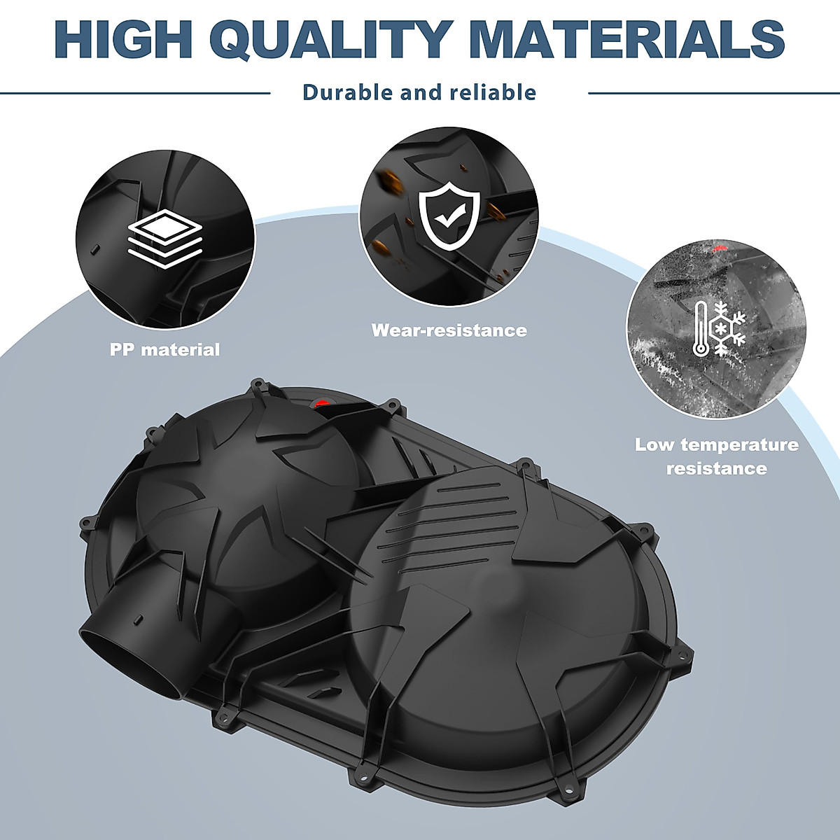 SAUTVS New Style Outer Clutch Cover for Can Am Maverick X3, CVT Variator Clutch Housing Outer for Can-Am Maverick X3 MAX R RR 2020-2024 Accessories (1PC, Replace #420212508)