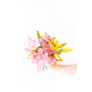 From You Flowers - Stunning Lily Bouquet with Glass Vase (Fresh Flowers) Birthday, Anniversary, Get Well, Sympathy, Congratulations, Thank You