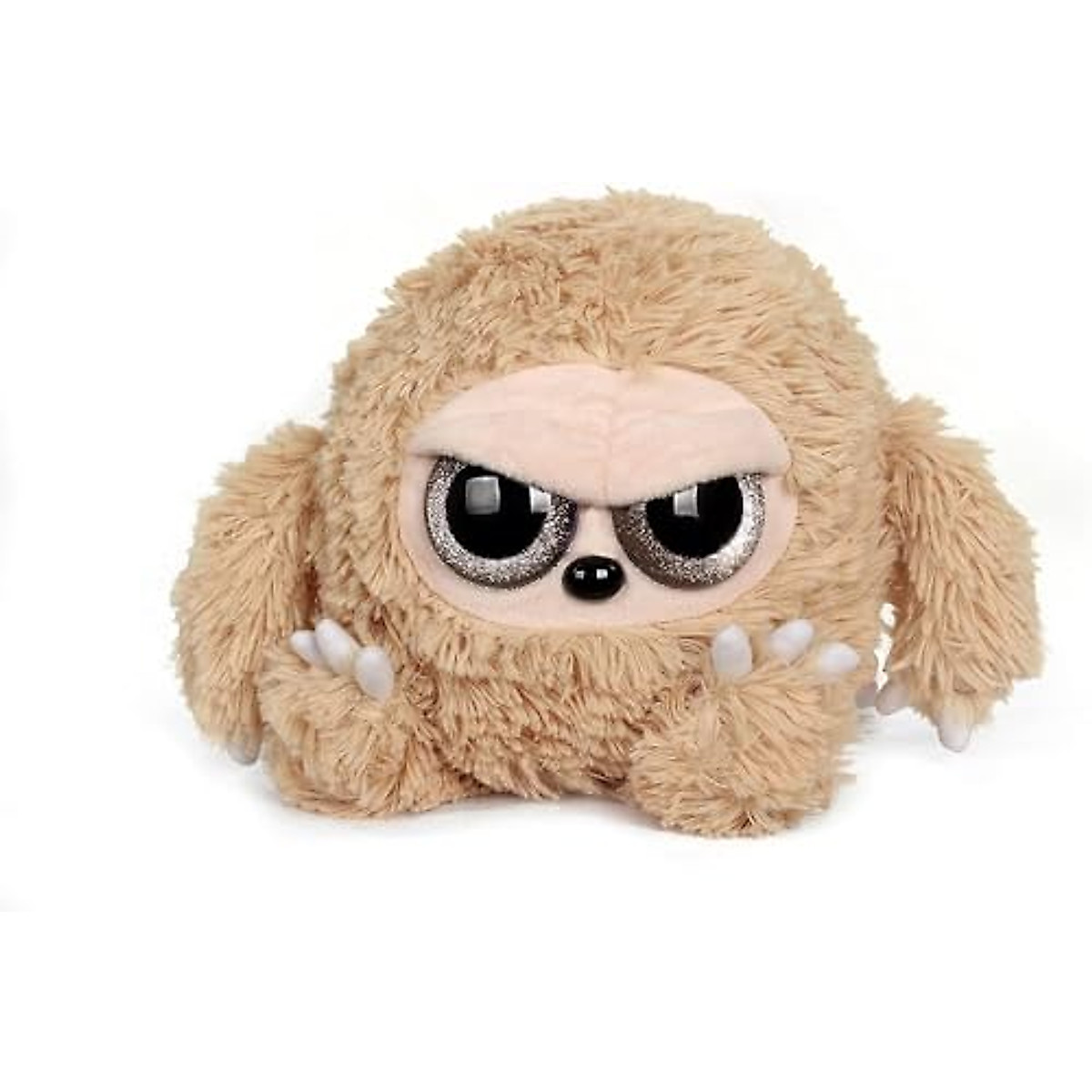 Grumpy Baby Sloth - Adorable Super Soft Plush Stuffed Animal Toy Doll (Glitter Eyes) - Large 8 Inch - Unique Gift for Kids and Adults