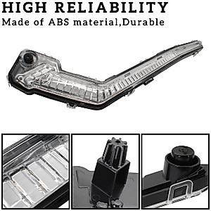 LDETXY Turn Signal Lights Front LED Fang Lights Signature Light Assembly for Can-Am Maverick X3 XDS XRS Max Turbo R Trail Sport 2017-2024 Accessories(2PCS, Replace #710004994, 710004995)