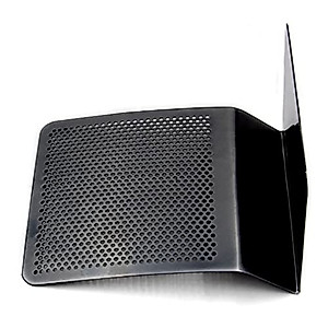 1InTheOffice Bookends for Shelves, Metal Mesh Bookends Heavy Duty, 5.71" Wire Mesh Book Ends, Matte Black, Each, 2 Pairs