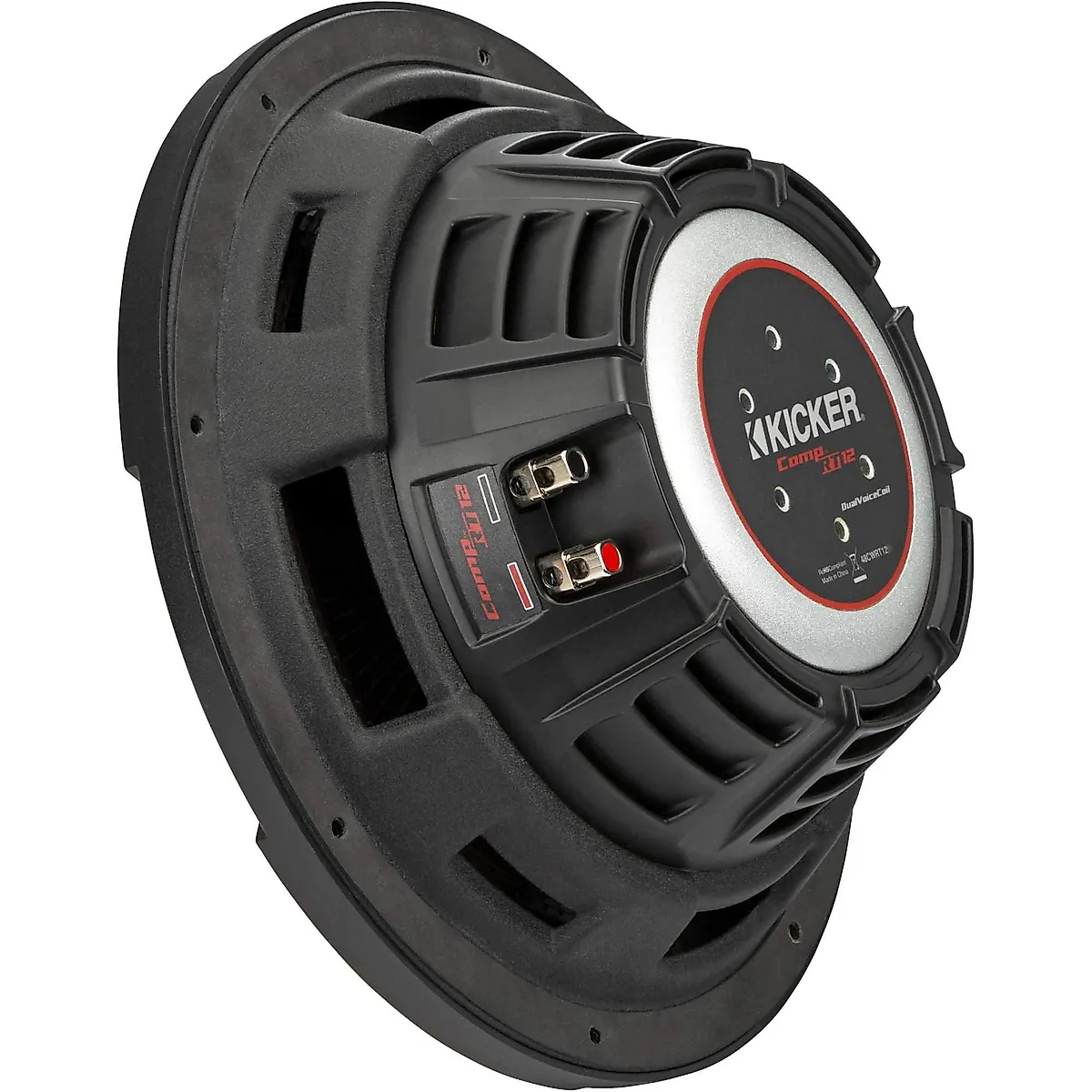 Kicker 12 Inch Comp RT Thin Woofer Includes Two 48CWRT122 2 Virtual 2 ohm Package