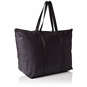 Lacoste Shopping Bag Woman, Noir Vert Fluo