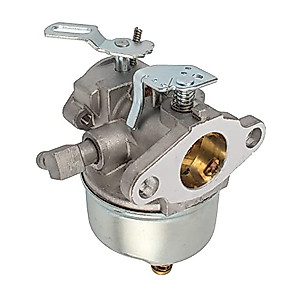 Carbhub 640298 Carburetor Snowblowers for Tecumseh OHSK70 OH195SA 5.5hp 7hp Engines Replaces 932036 932504 ST524 with Spark Plug Throttle Control Knob Primer Bulb