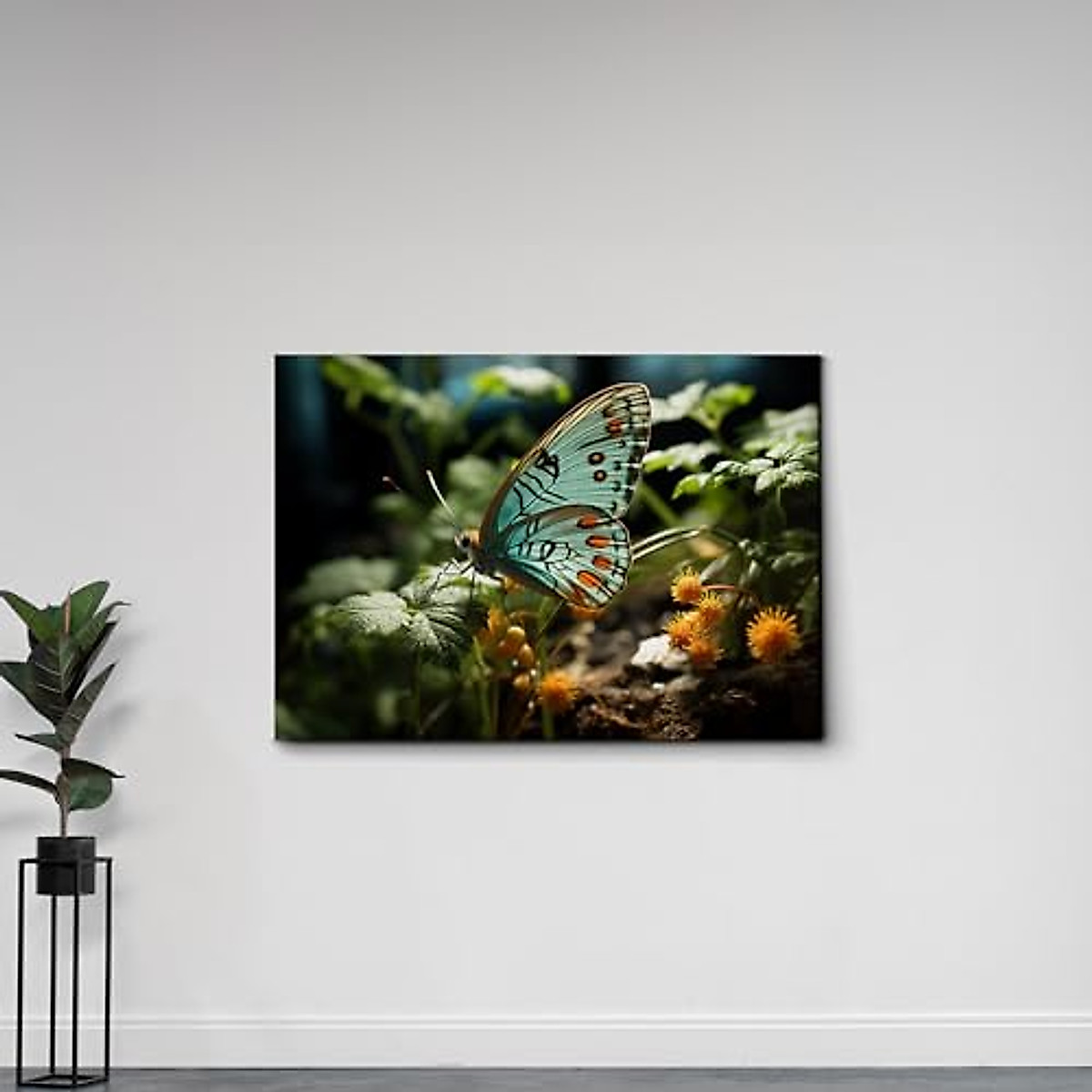 Abstract Painting Buy Canvas Wall Art, Butterfly Painting Art, Butterfly canvas, bedroom Butterfly wall art,Watercolor abstract Butterfly canvas painting