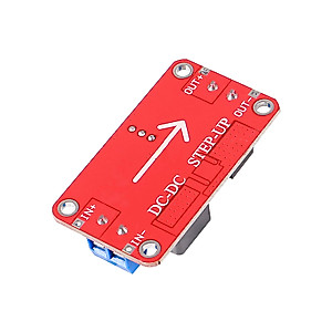 MELIFE 5pcs XL6019 5A High Power Current DC to DC Step-up 5V 6V 12V 24V 3-35V to 5-40V Converter Adjustable Voltage Regulator Power Modules Boost Module Booster
