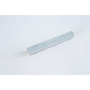 Leize Crystal Singing Bowl 432hz G Note Throat Chakra White 8" with Suede Striker