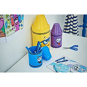 Crayola Storage Large Tip– Colorful Tip Character Storage Box, Creative Container For Kids Arts And Crafts Supplies, Stationeries, Small Toys And Keepsakes - Red, Kids 3.5 Years And Up