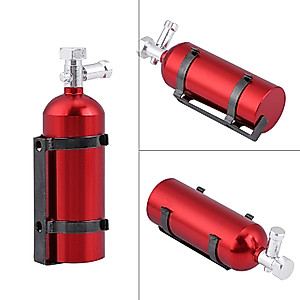 RC Car Fire Extinguisher, Simulation Metal Mini Fire Extinguisher Toy for CC01 / SCX10 / -4 / D90 RC Crawler Car
