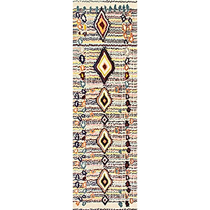 nuLOOM Motley Moroccan Runner Rug, 2' 6" x 6', Multi