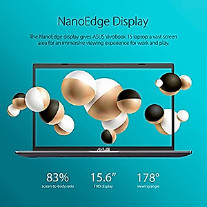ASUS 2023 F515EA VivoBook Laptop 15.6 FHD, Intel i3-1115G4 CPU 16 GB DDR4 512 GB NVMe SSD, Intel UHD Graphics, Windows 11 Home in S Mode, Slate Gray