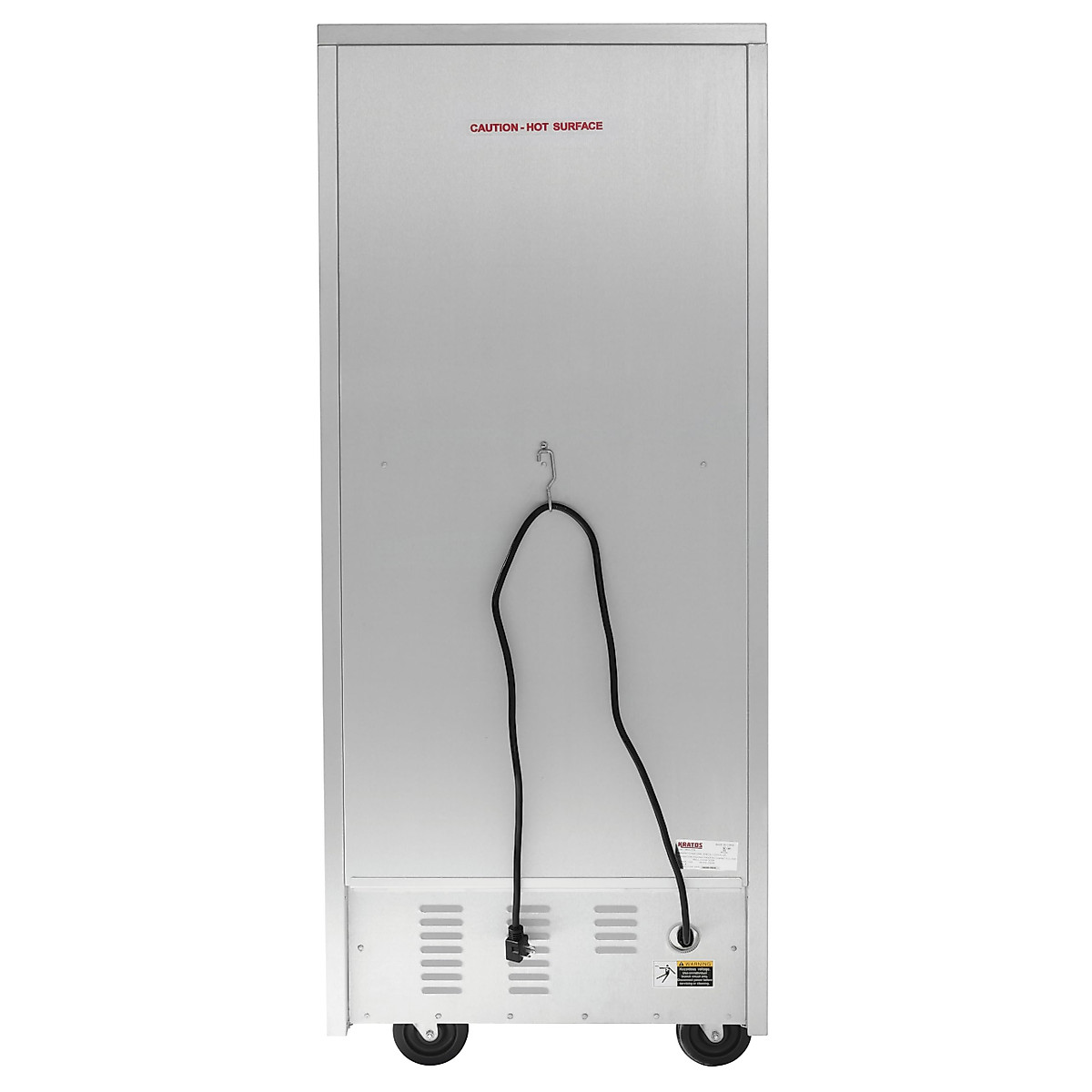 Kratos Premium Full Size Universal Insulated Commercial Holding and Proofing Cabinet, Holds Sheet Pans and Food Pans, Clear Door, 120V, 2000W (28W-235)