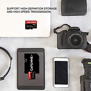 Micro SD Memory Cards 512GB Micro SD Card with SD Card Adapter Memory Card 512GB TF Card Class 10 High Speed for Android Phones/PC/Computer/Camera/GOPRO/DEONE
