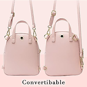 Mini Backpack Purse for women Small Teenager Girls Cute Leather Backpack Women Shoulder Bag Handbags