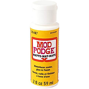 Plaid:Craft Mod Podge Matte Finish Uncarded-2oz, 2oz