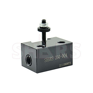 Shars OXA Wedge Type CNC Lathe Quick Change Tool Post 6 PCS Set For 6" - 9" Lathe Swing, Cutoff Tool 4° 202-9460 S)