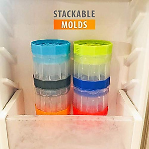 PREMIUM Ice Ball Molds (6-Pack), BPA Free 2.5 Inch Ice Spheres. Slow Melting Round Ice Cube Maker for Whiskey and Bourbon