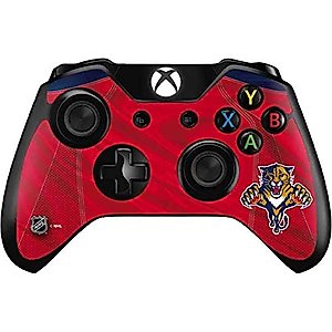 Skinit Decal Gaming Skin Compatible with Xbox One Controller - Officially Licensed NHL Florida Panthers Jersey Design
