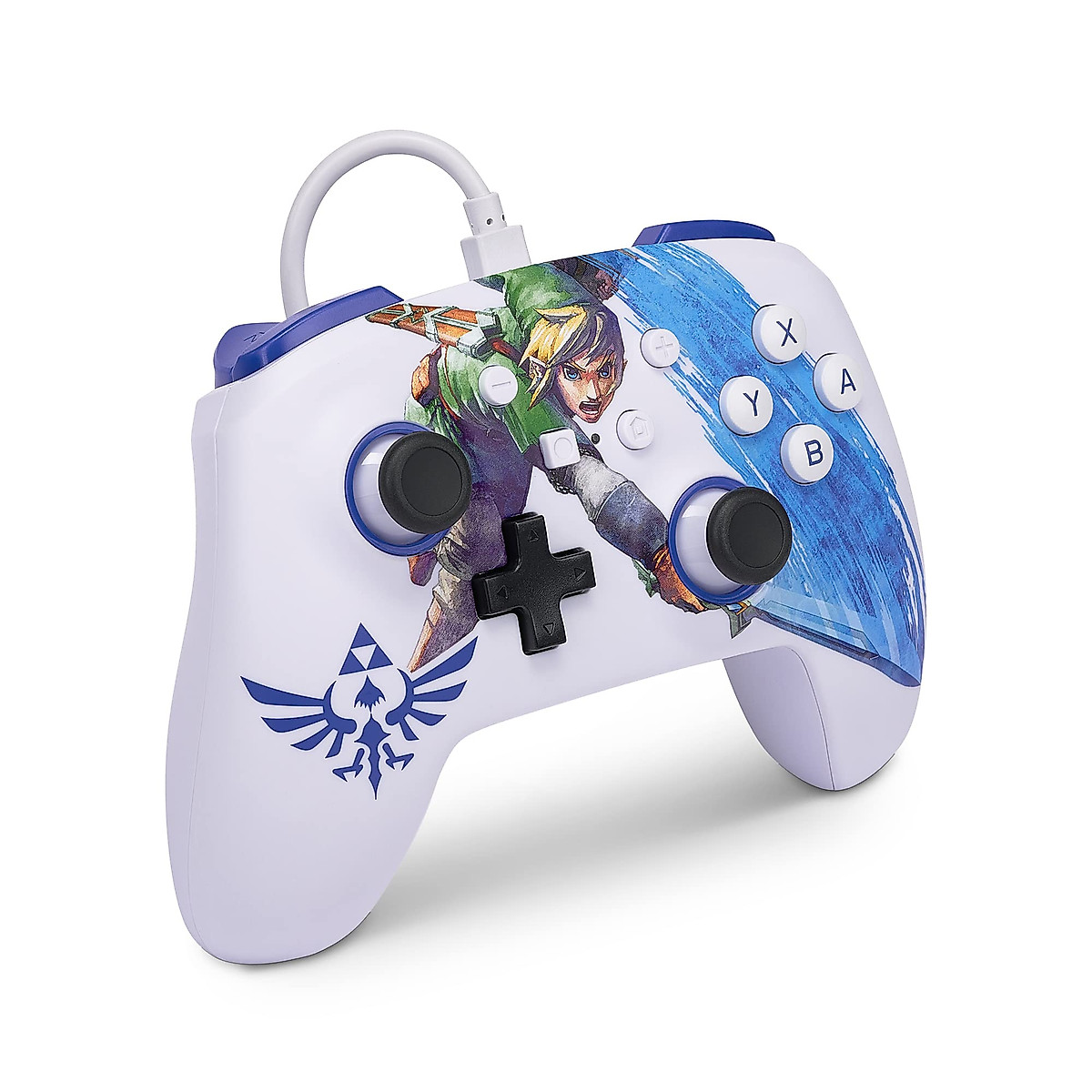 PowerA Enhanced Wired Controller for Nintendo Switch - Master Sword Attack Zelda Link