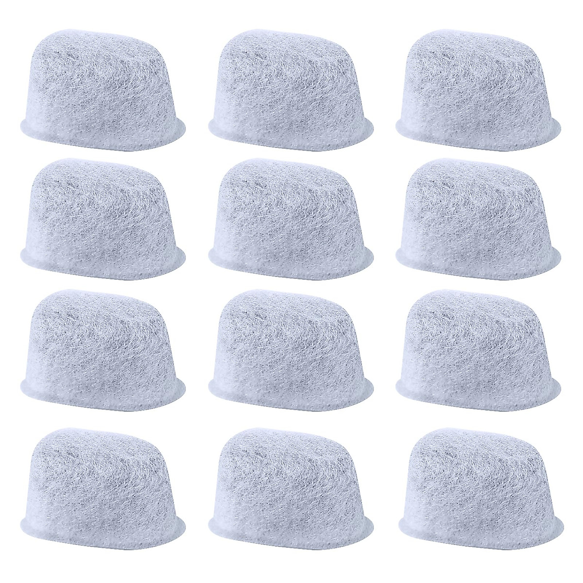 GeeRic 12 Pack Charcoal Water Filters Replacement Compatible with Cuisinart, Coffee Machine Coffee Filters