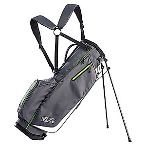Izzo Golf Izzo Ultra Lite Stand Golf Bag with Dual-Straps & Exclusive Features, Natural