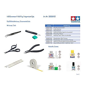 TAMIYA 1/48 Grumman F-14A Tomcat Carrier Launch Set TAM61122 Military Other