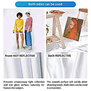 Hemmotop White Backdrop Background 10 x 12 ft White Backdrop Screen for Photography,Seamless White Photography Backdrop Background for Photo Video Studio