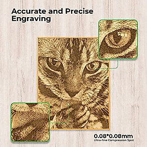 xTool M1 5w Compact 3-in-1 Laser Engraver & Die Cutting Machine with Material Box, Higher Accuracy & Smarter 16MP Auto-Focus, Create Christmas DIY Wood/Metal/Paper/Acrylic/Iron-on/Vinyl, Home Decor