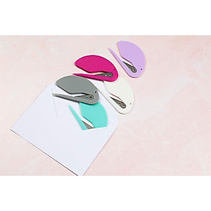 Letter Opener Plastic Razor Blade - Paper Knife Envelope Slitter - 5 Pack Set